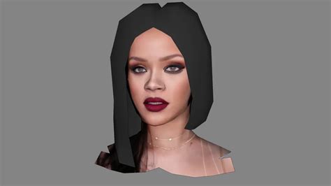 Rihanna 3d Model Head 3d Warehouse