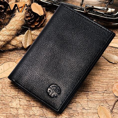 Bifold Book Style Leather Wallet 私のストア