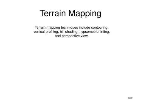 Ppt Chapter 14 Terrain Mapping And Analysis 14 1 Data For Terrain Mapping And Analysis 14 1 1
