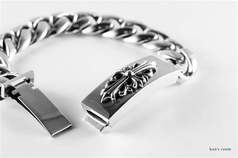 플로랄 Id 클래식 팔찌 정품 크롬하츠 전문 세컨샵 한스룸 크롬하츠 목걸이 반지 팔찌