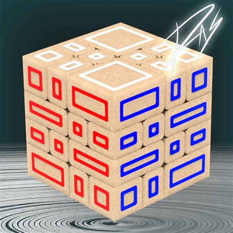 4x4x4 Ai V2 Mdf Twisty Puzzles Custom Cubes Designer Puzzles