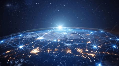 Concept Of Global Internet Connection Network Background Connect Connection Global Background