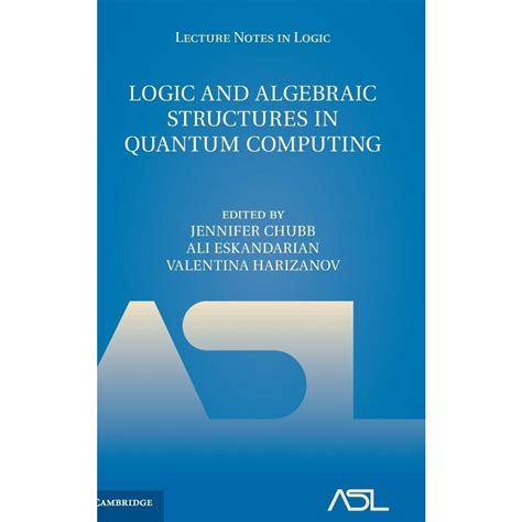 logic and algebraic structures in quantum computing no shoptime