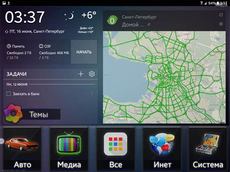 Изменение интерфейса Android планшета для использования в машине