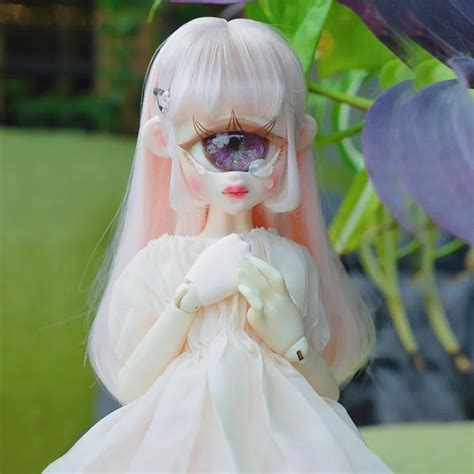 Cyclops Bjd Doll 1 4 Candy Color Sweet Resin Toys T Ball Flat Feet Body Jointed 230821