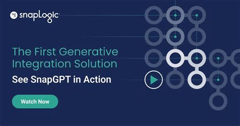 Minute Demo SnapLogic In Action SnapGPT SnapLogic