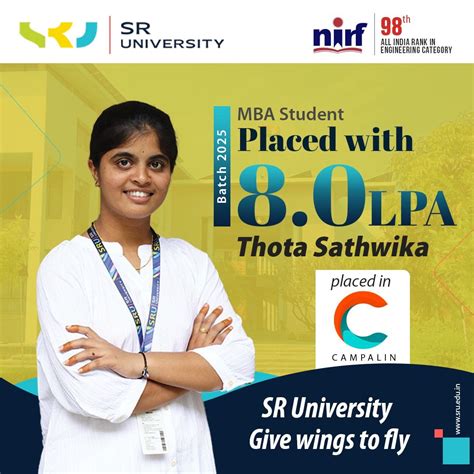 Sr University On Linkedin Sru Sruniversity Campusplacements