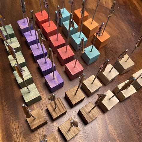 Wooden Cube Paper Clip Hobbies And Toys Stationery And Craft Craft