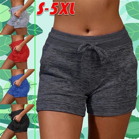 Summer Womens Bottoming Quick Drying Shorts Yoga Pants Casual Sports