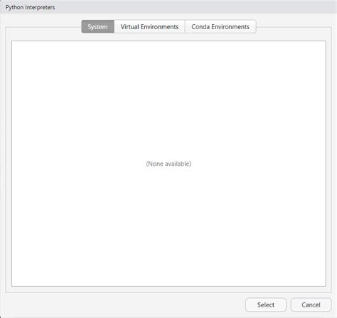 Python Interpreter In System Is Not Available Issue Rstudio