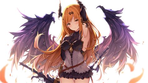 Anime Girl Dark Angel Wallpapers Wallpaper Cave