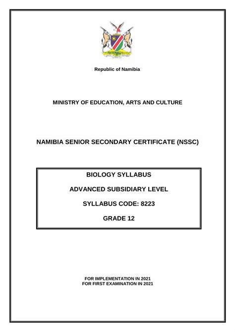 Pdf Namibia Senior Secondary Certificate Nssc Biology Dokumen Tips