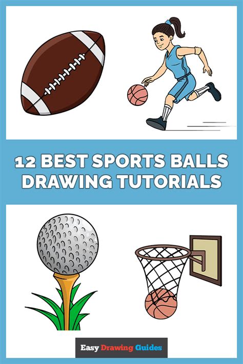 How To Draw Sports Balls Step By Step Drawing Tutorials