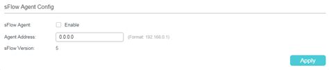 configuring sflow