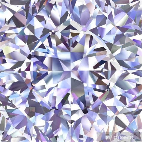 Fotomural Diamante patrón geométrico de triángulos de colores