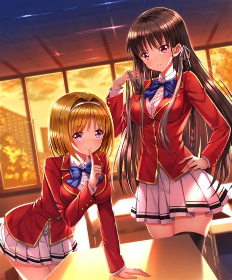 Horikita Suzune And Kushida Kikyou Youkoso Jitsuryoku Shijou Shugi No