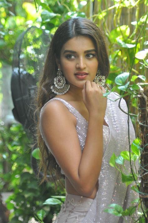 Nidhhi Agerwal Stills At Ismart Shankar Promotion South Indian Actress