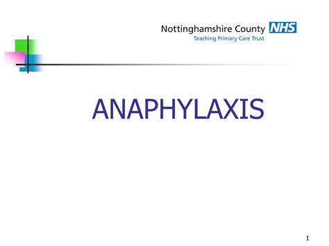 Ppt Anaphylaxis Powerpoint Presentation Free Download Id 9249787