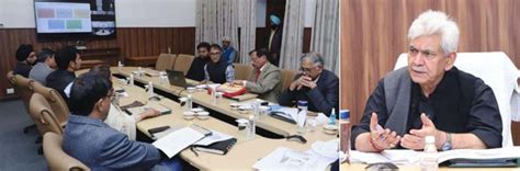 Lg Manoj Sinha Chairing A Meeting On Saturday Jammu Kashmir Latest