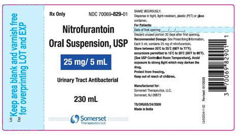 Nitrofurantoin For Suspension