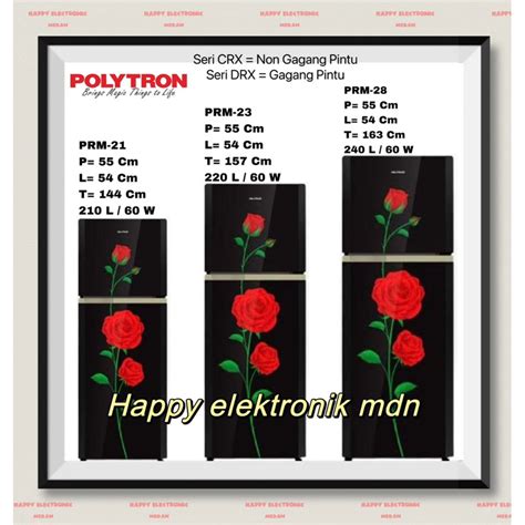 Jual KULKAS POLYTRON 2 PINTU KACA KULKAS POLYRRON PRM 21 POLYTRON PRM