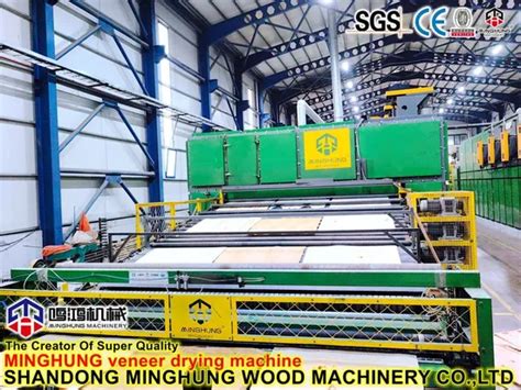 Plywood Production Line Core Veneer Dryer Machine Roller Type Veneer