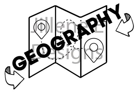Geography Clipart Black And White