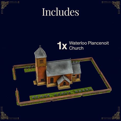Black Powder Epic Battles Waterloo Plancenoit Church Warlord Games