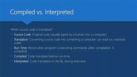 Static Typing Vs Dynamic Typing Languages Ppt