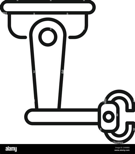Black And White Line Art Of An Architectural Column Base With A