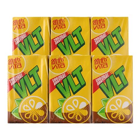 香港进口维他Vita柠檬茶 6盒装港版原味青柠低糖锡兰红茶饮料饮品 虎窝淘