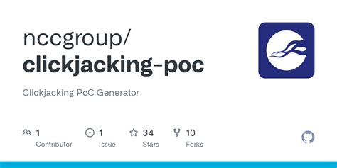 GitHub Nccgroup Clickjacking Poc Clickjacking PoC Generator