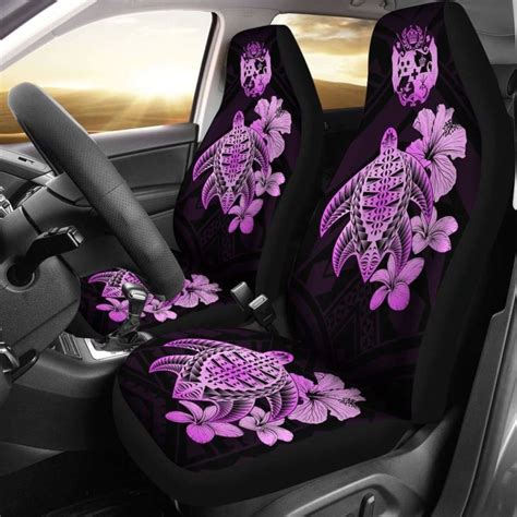 Hibiscus Plumeria Mix Polynesian Pink Turtle Car Seat Covers Artofit