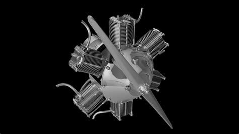Inline Six Cylinder Engine 3d Model Cgtrader
