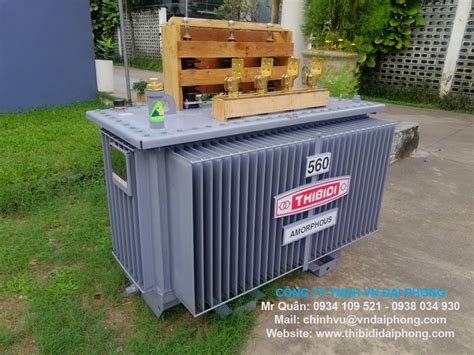 Máy Biến Áp 3pha 630kva 22 0 4kv Amorphous Thibidi
