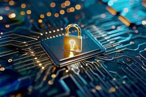 Premium Photo Cyber Security Technology Smart Motherboard Chip Ai
