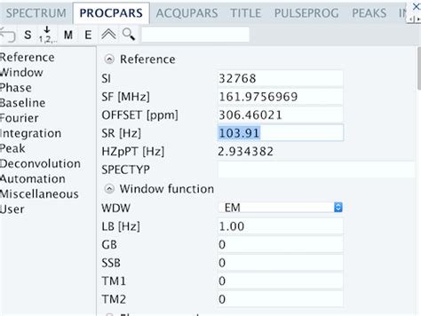 NMR Tutorials NMR Experiments