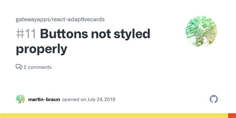 Buttons Not Styled Properly · Issue 11 · Gatewayappsreact