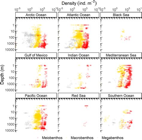 Benthic Density Ind M −2 Of Meiobenthos Red Circle Macrobenthos Download Scientific