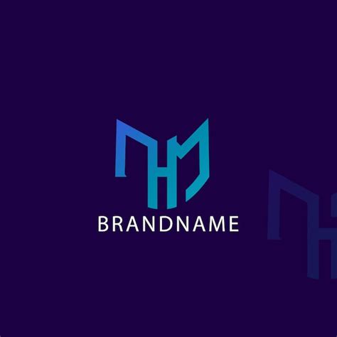 Premium Vector Modern Monogram Initial Letter Thm Logo Design Template
