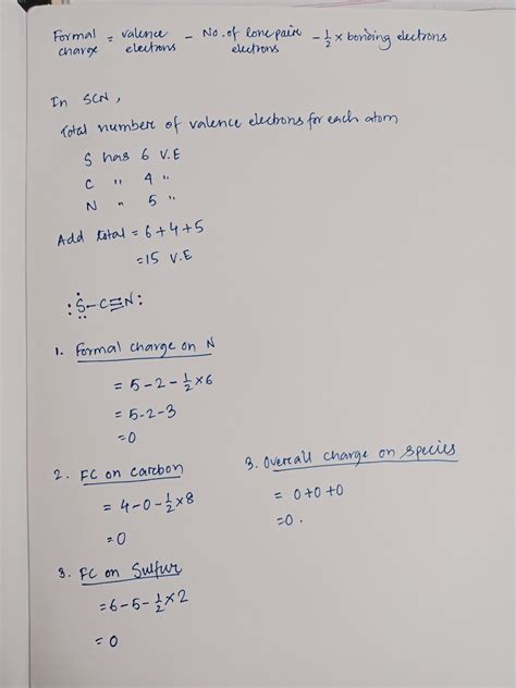 [solved] Scn Structure Not Scn Assume The Above Molecule Exists As