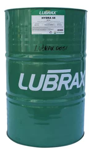 Aceite Hidraulico Lubrax Hydra 68 Iso 68 208 Lts Cuotas sin interés