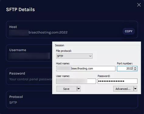 How To Configure An Sftp Client For Starbase Panel Servers