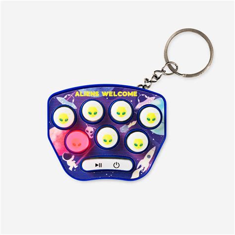 Space Invader Pocket Game With Key Ring Flying Tiger Copenhagen