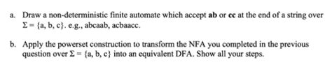 solved a draw a non deterministic finite automate which