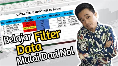 Cara Filter Data Di Excel Berdasarkan Nama Dan Angka YouTube