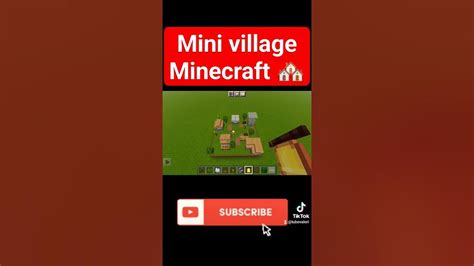Mini Village Minecraft 🏘️ Youtube