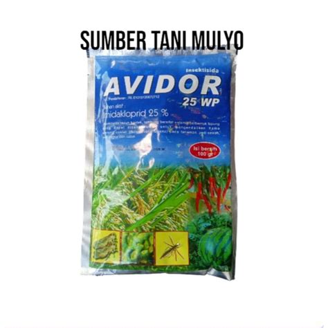 Jual Insektisida AVIDOR 25 WP 100 Gr Pembasmi Hama Kutu Wereng Trips