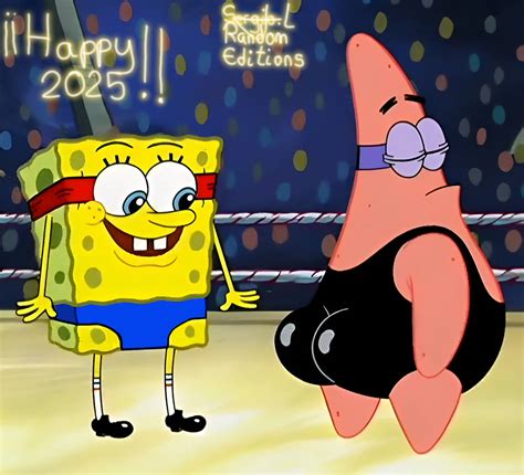 Spongebob Looking At Patricks Steel Butt E By Sergibluebird16 On