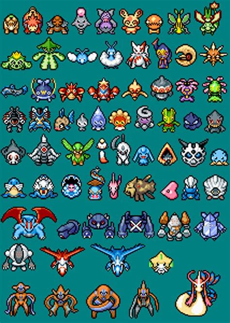 3rd Generation 322 386 Pokemon Perlers Mystery Dungeon Etsy